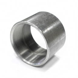 2-1/2 STD BLK CS TAPER TAPPED MERCHANT COUPLING THD A865