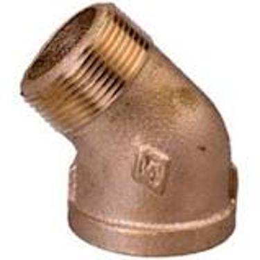 1/2 125# BRS 45 DEG STREET ELL THD ASTM B584
