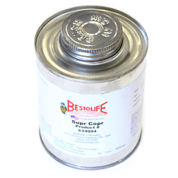 BESTOLIFE 634004 1 PT SUPR COPR THREAD COMPOUND W/BRUSH TOP CAN
