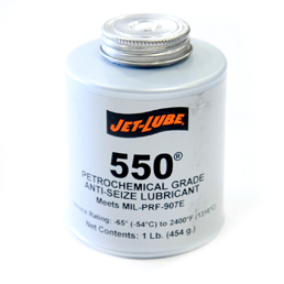 JET LUBE 15504 1 LB 550 ANTI-SEIZE COMPOUND W/BRUSH TOP (CAN) ORM-D