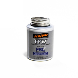 JET LUBE 24002 1/2 PT TFW THREAD COMPOUND BRUSH TOP CAN ORM-D