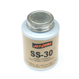 JET LUBE 12502 1/2 LB SS-30 ANTI-SEIZE THREAD COMPOUND BRUSH TOP CAN