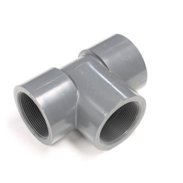 3/4 S80 PVC TEE THD D2467